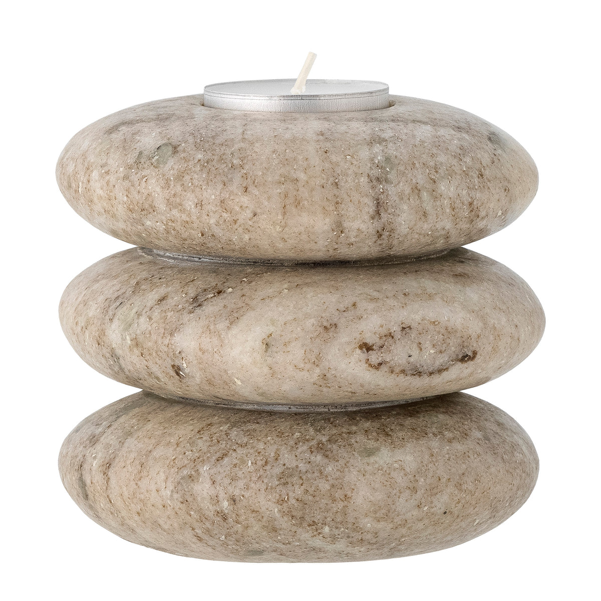Madisson Votive & Candle Holder, Brown, Marble – BOIS BLANC HOME